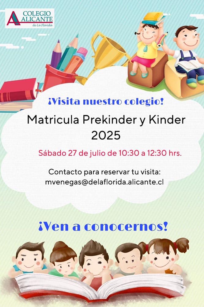 Invitación a conocernos - Colegio Alicante de la Florida